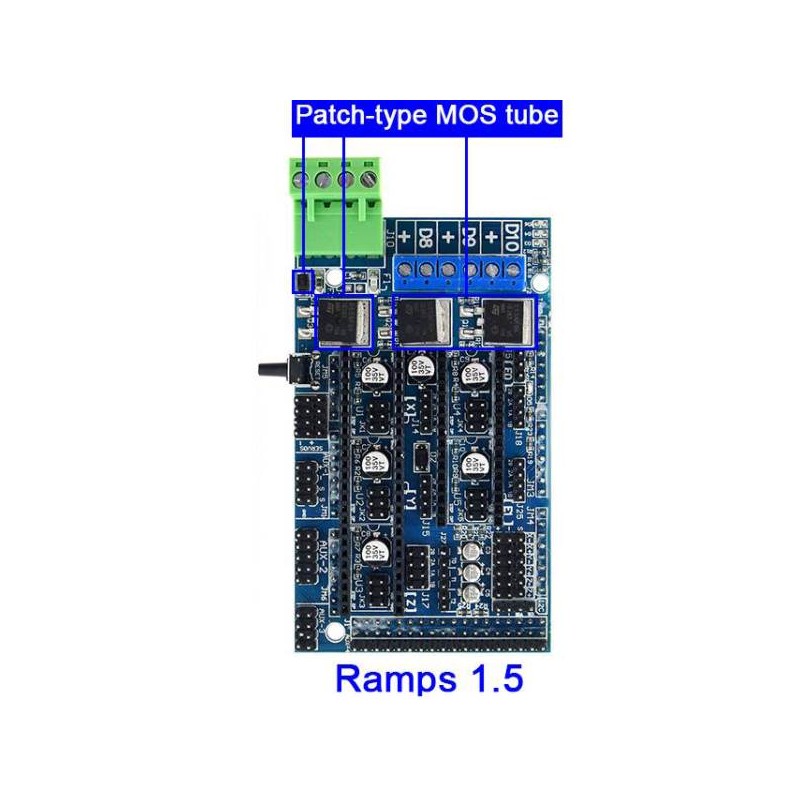 SHIELD RAMPS 1.5 PARA IMPRESORA CNC O REPRAP 3D CON ARDUINO