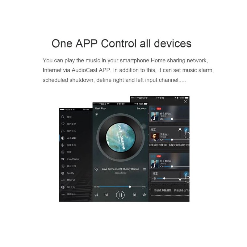 AUDIOCAST M5 STREAMER INALÁMBRICO MÚSICA WIFI TRANSMISOR