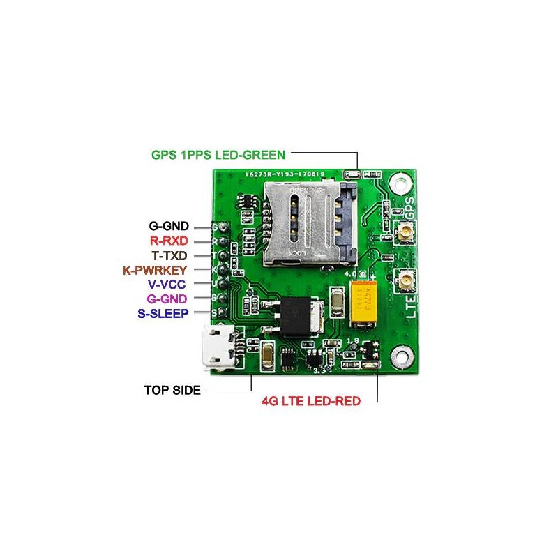 SIM7000G MODULO CELULAR NB-IOT 4G LTE GPRS GSM