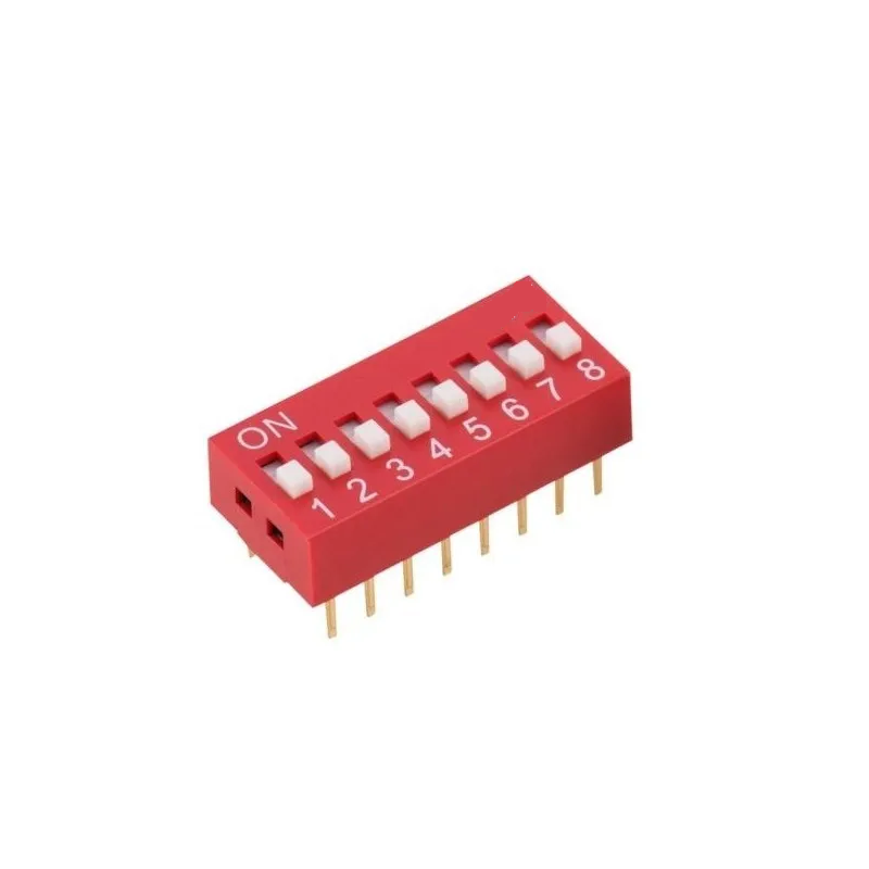 DIP SWITCH 8P - INTERRUPTOR DE 8 POSICIONES