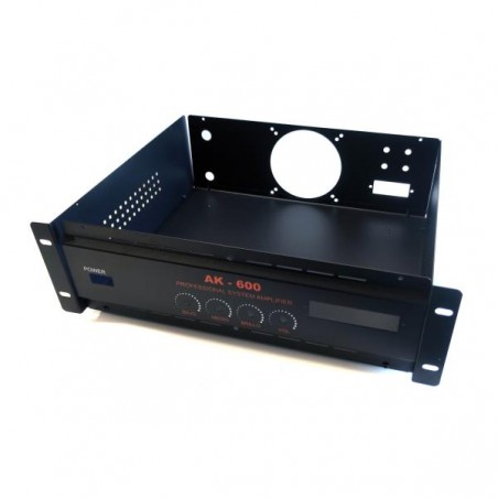 CAJA METÁLICA PARA AMPLIFICADOR DE AUDIO DE POTENCIA AK-600